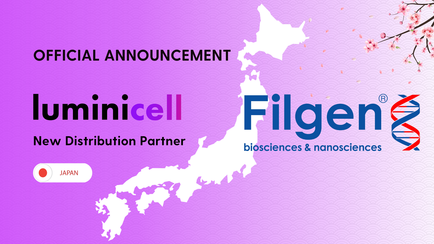 Luminicell Partners with Filgen Inc to Support Japan’s Research Commun